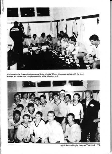 NSWPRL Team 1983 - NSW Police Rugby League